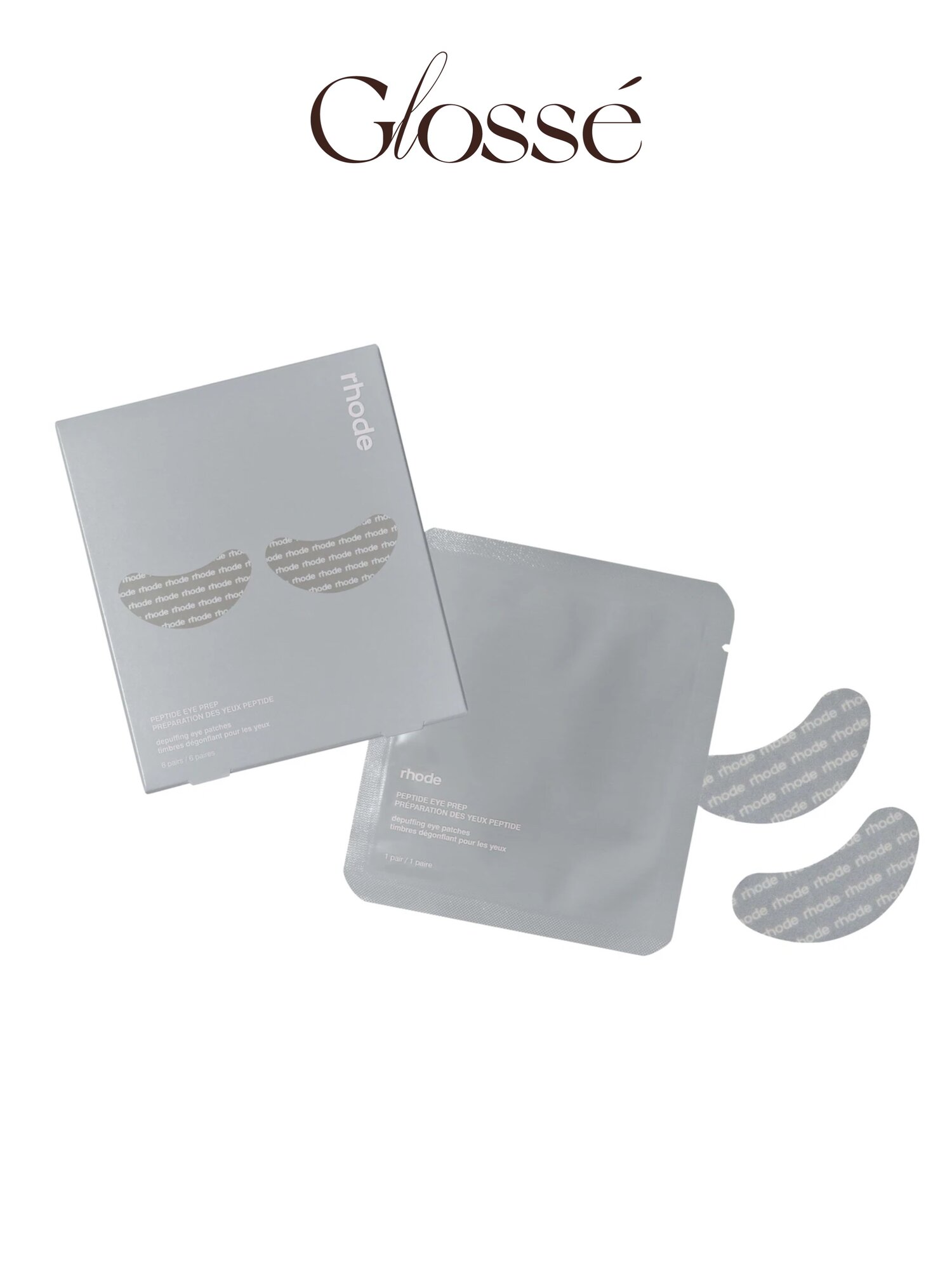 Rhode Патчи для области вокруг глаз Peptide Eye Prep Depuffing Eye Patches, 6 шт.