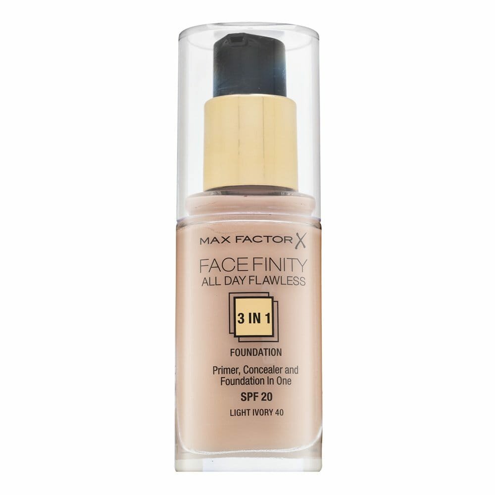 Тональный крем Max Factor Facefinity All Day Flawless Flexi-Hold 3in1 Primer Concealer Foundation SPF20 40 30 мл