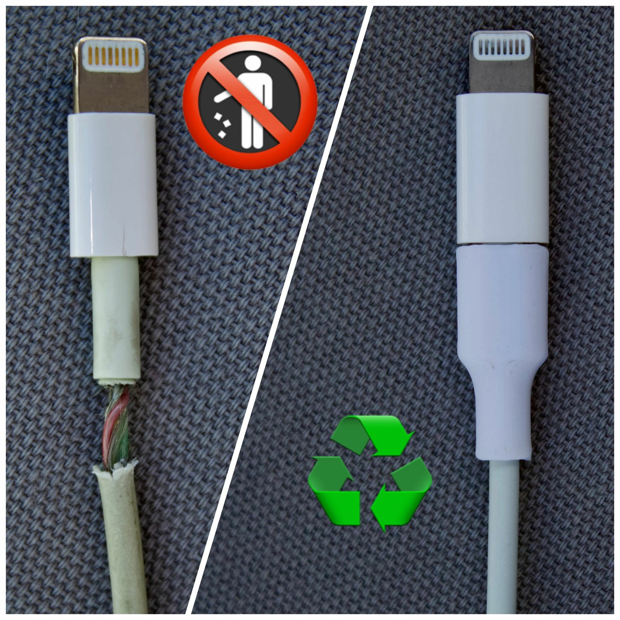 Протектор защита кабеля Apple iPhone Lightning и USB-C (5 шт)