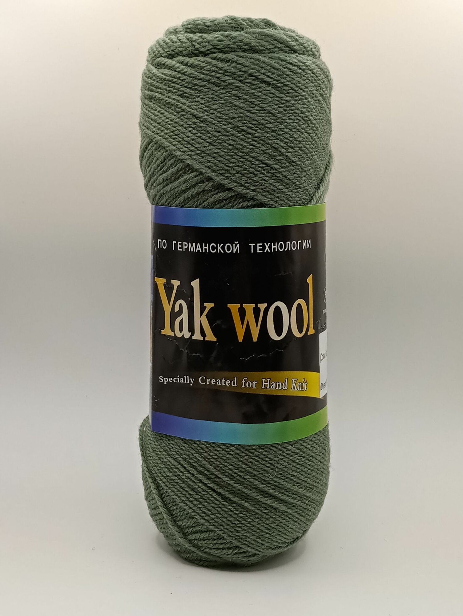 Пряжа Color City Yak Wool 2412 (5 мотков по 100г/430м) мох
