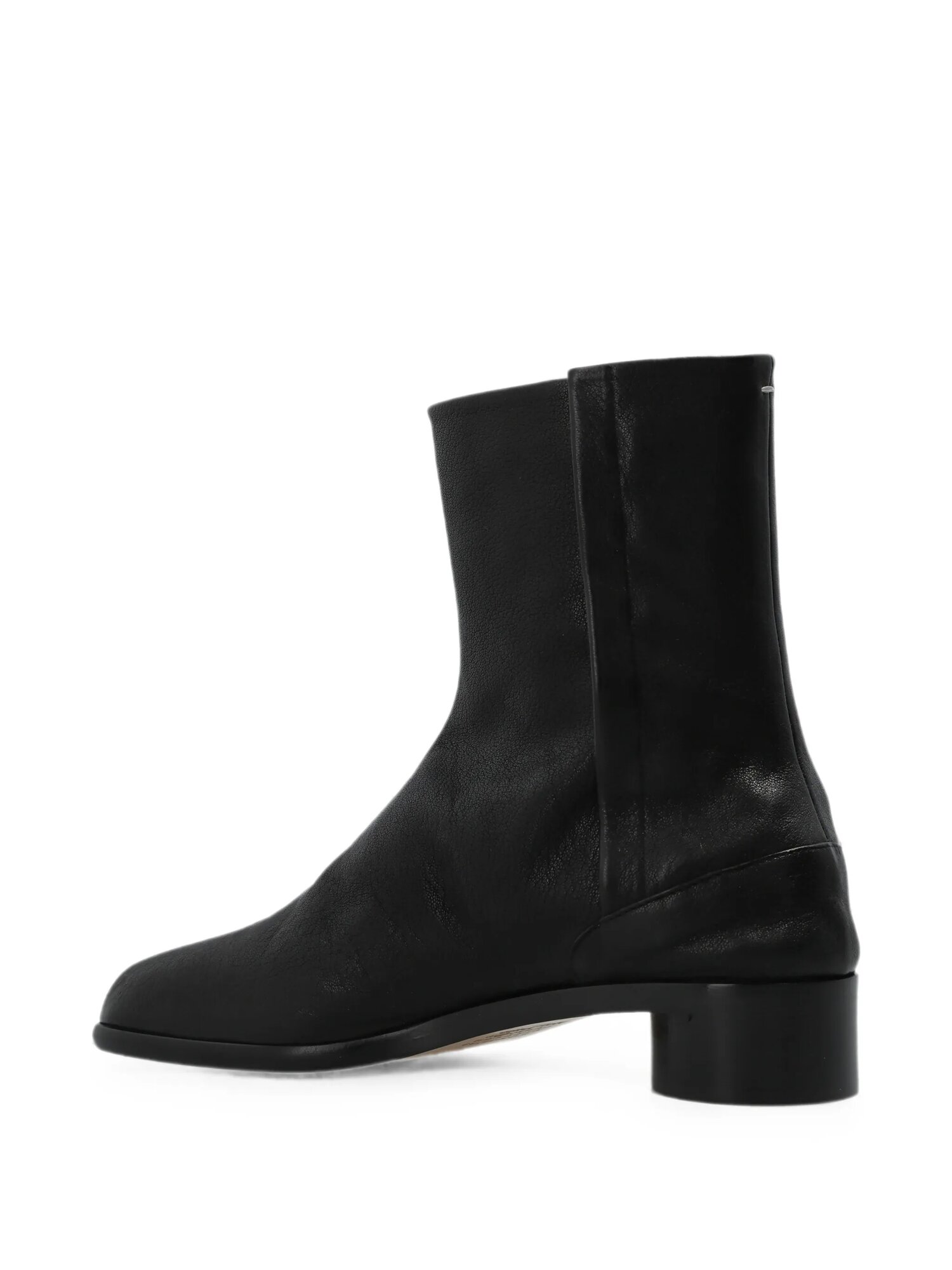 Ботинки Maison Margiela Tabi leather ankle boots, размер 39 EU, black/black — фото 1