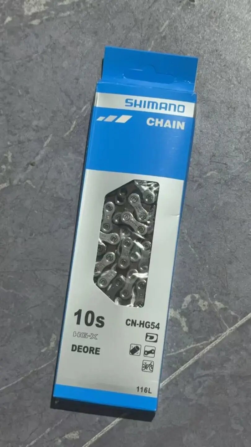 Цепь Shimano 8/9/10/11/12 скоростей HG54-10Speed(116L)