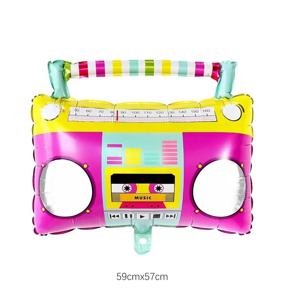 Шарик-радио ретро, 59x57 см, Цвет: 1pc Radio