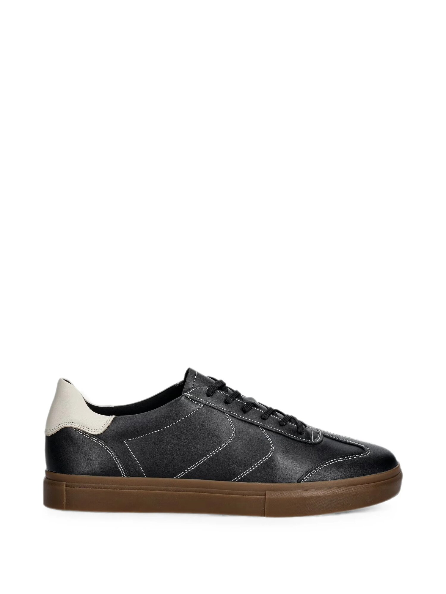 Кроссовки Cody contrast-stitch leather sneakers