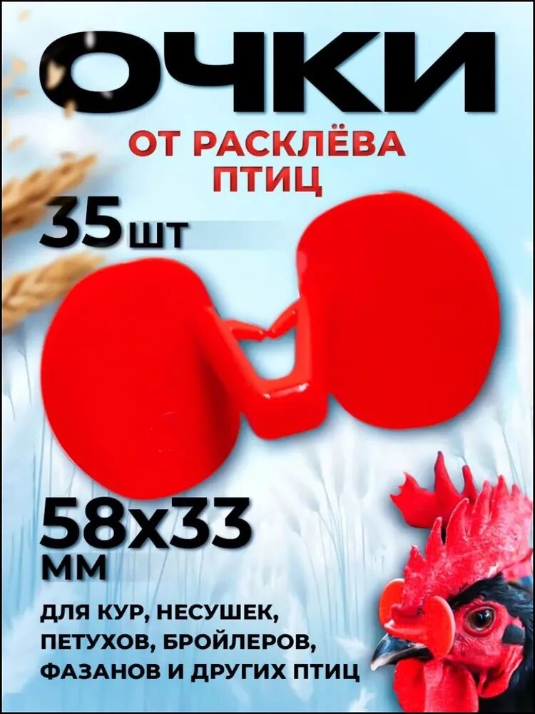Очки от расклева для птиц — фото 1