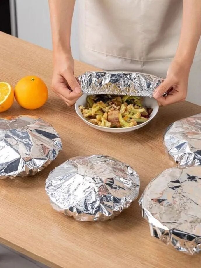 Пакет для хранения продуктов Пакет для продуктов Фольга Серебристый 80 шт