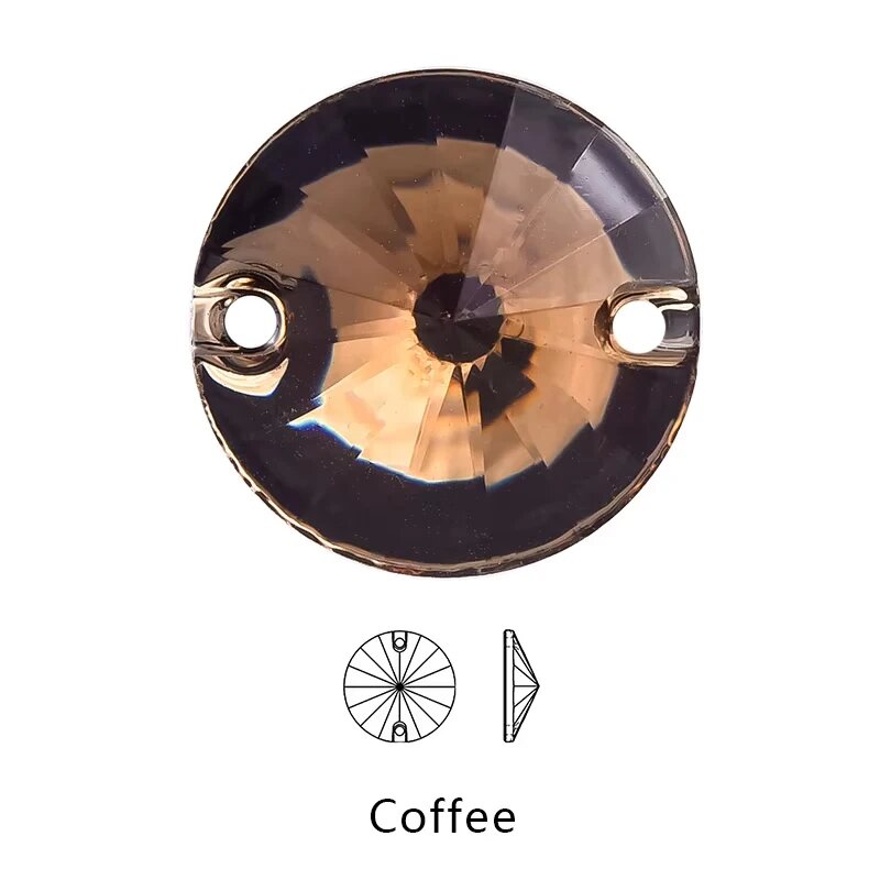 Bobohoo Стразы из смолы Rivoli AB 8-22 мм