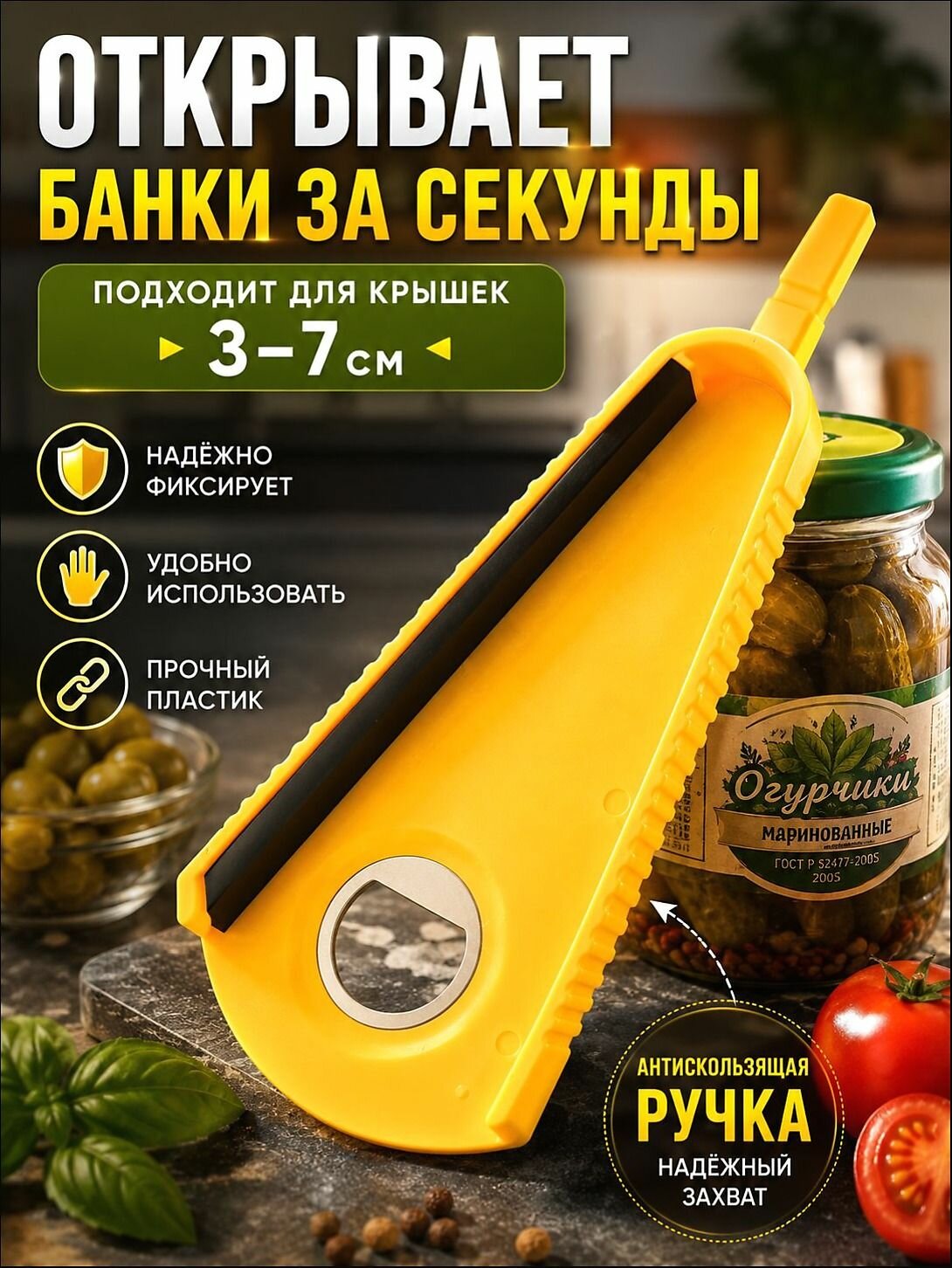Открывашка для банок консервных 3 в 1/ открывашка для консервов