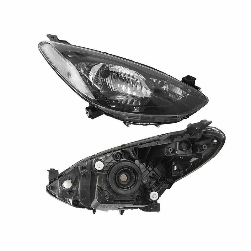 Фара правая для Mazda 2 2007-2010 евросвет, Мазда 2 фара правая SAT ST-216-1156R, oem DF71510K0C