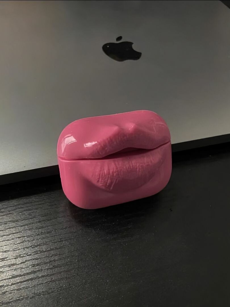 Защитный чехол для AirPods Pro/ AirPods Pro2 в форме губ, креативный забавный дизайн, силиконовый кейс для беспроводных наушников