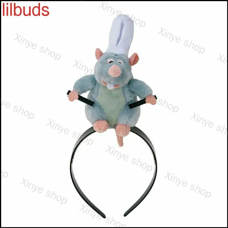 Плюшевая фигурка Рататуя с ободком для волос DISNEY Ratatouille REMY