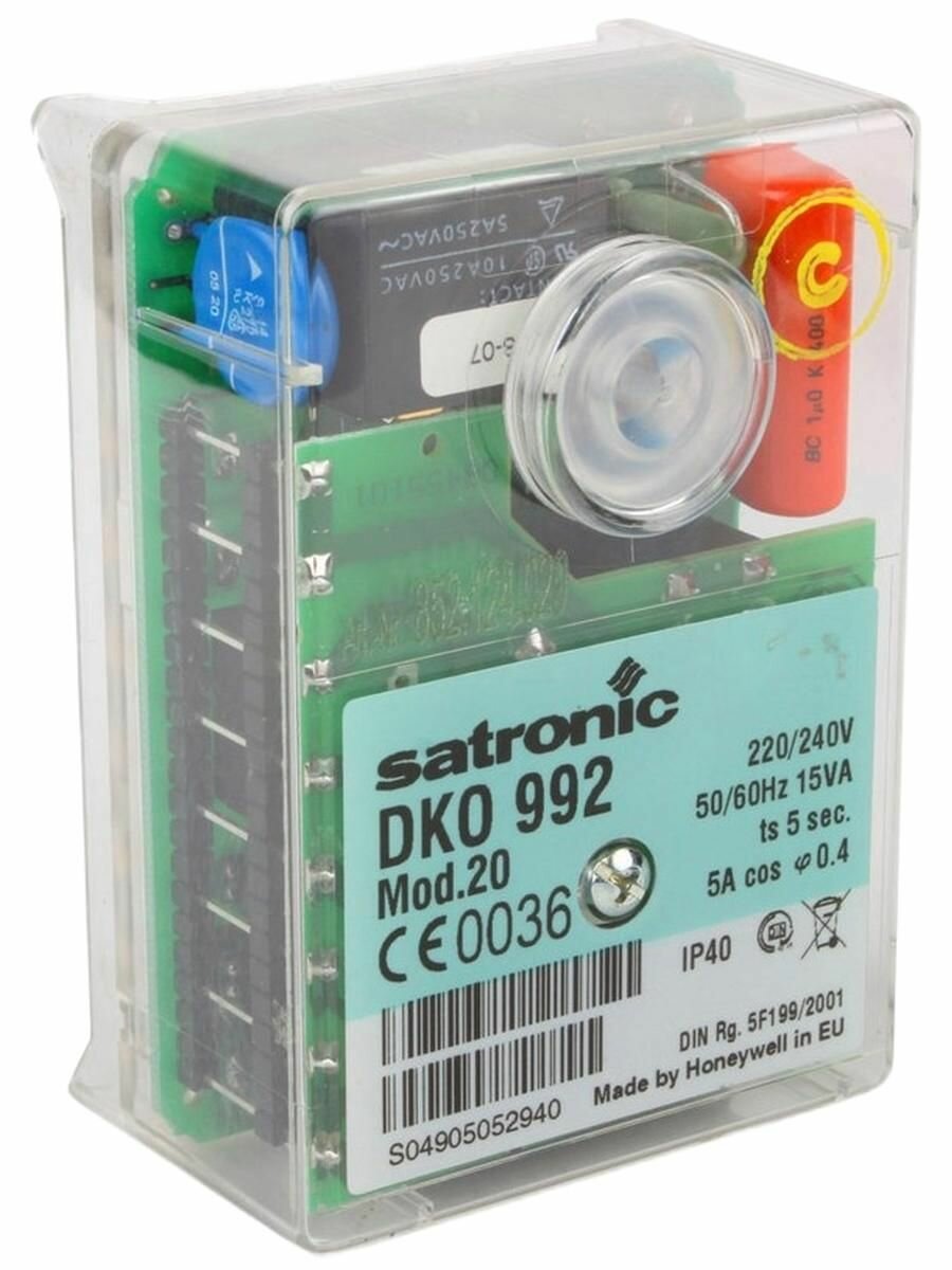 Блок управления горением Honeywell DKO992 mod.20 0318020