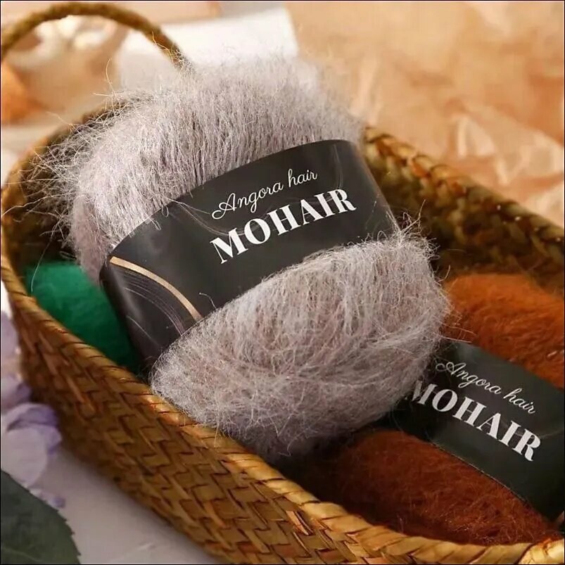 Пряжа из альпаки и мохера, для свитера ручной работы, сделай сам,1 кусок,25 г