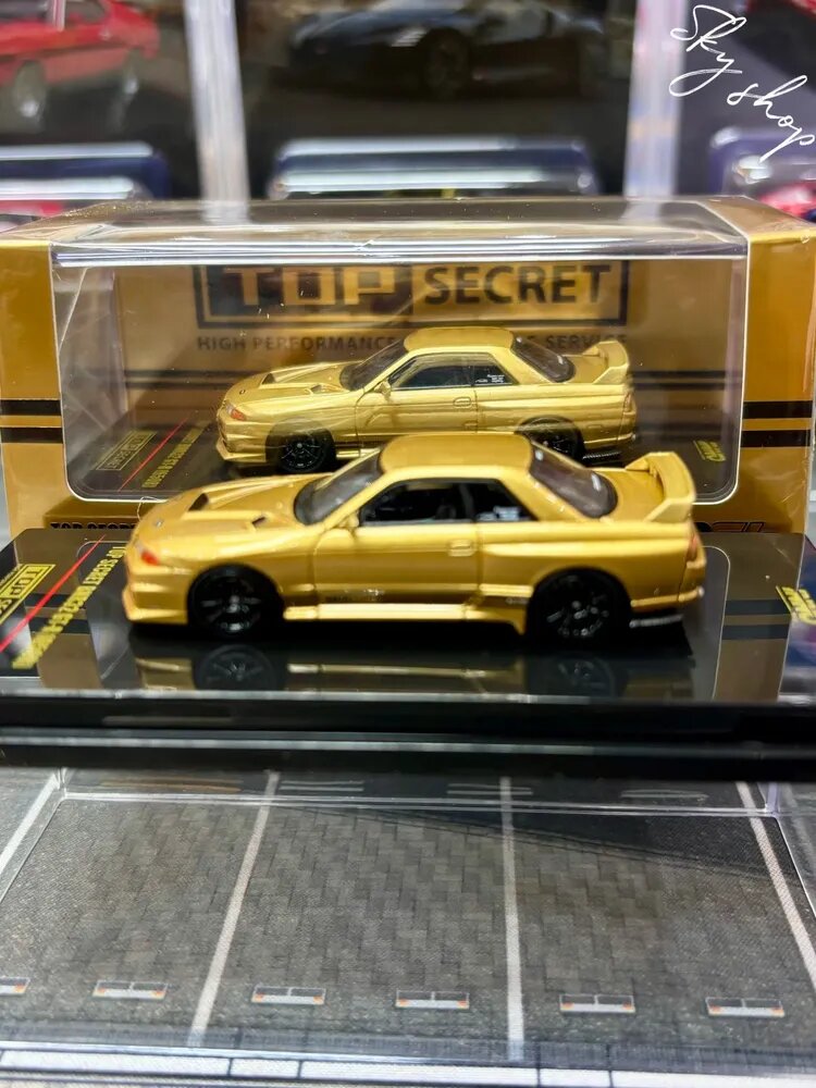 Машинка INNO 1:64 TOP SECRET Nissan BNR32 GT-R 650R модельки машин металлические