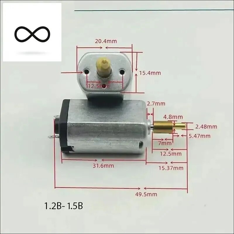 FF180-2670 Panasonic высокоскоростной двигатель 1.2V1.5V машинка для стрижки волос бритва-триммер для волос в носу аксессуары