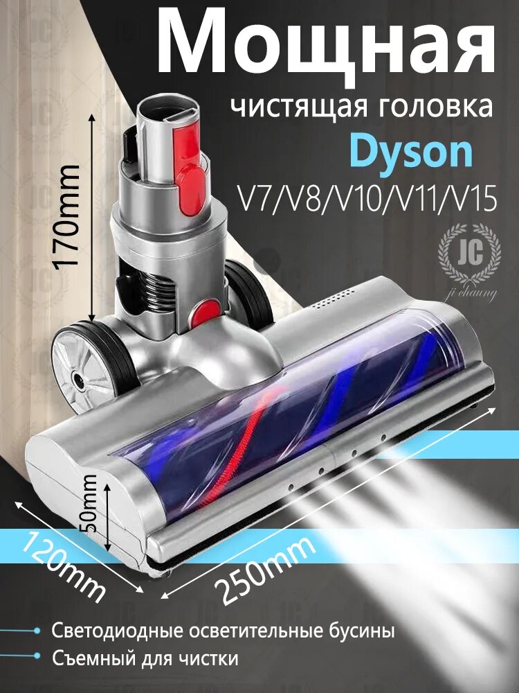 Турбощетка (Turbo brush) для твердых покрытий V15 V8 V10 V11 V7 , SV10 SV12 SV11 SV14 SV13 SV22 моторизованная щетка насадка для ламината