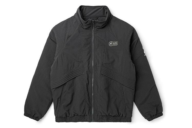 Пуховик Letter Lapel Puffer Jacket