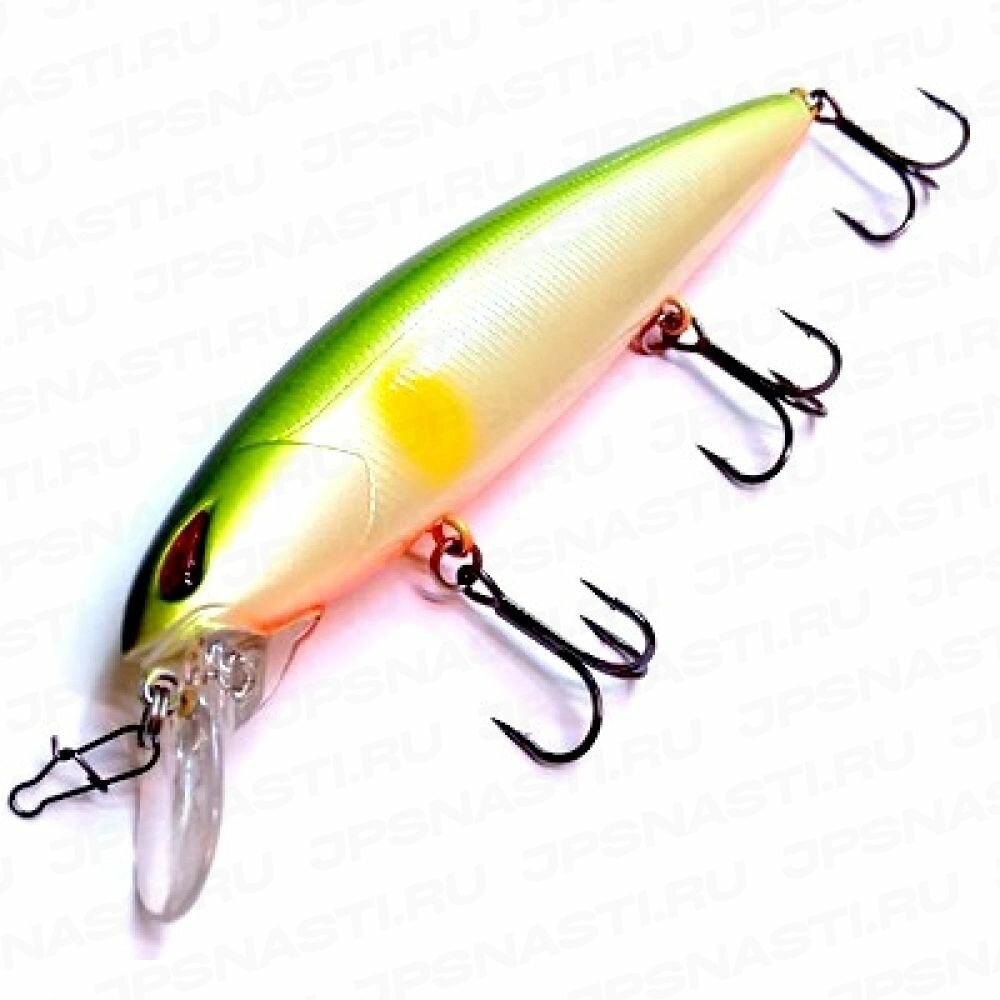 Японский воблер для ловли хищных рыб Nories Laydown Minnow MID 110 FL, 16.5 г, BR-298 / Приманки на щуку