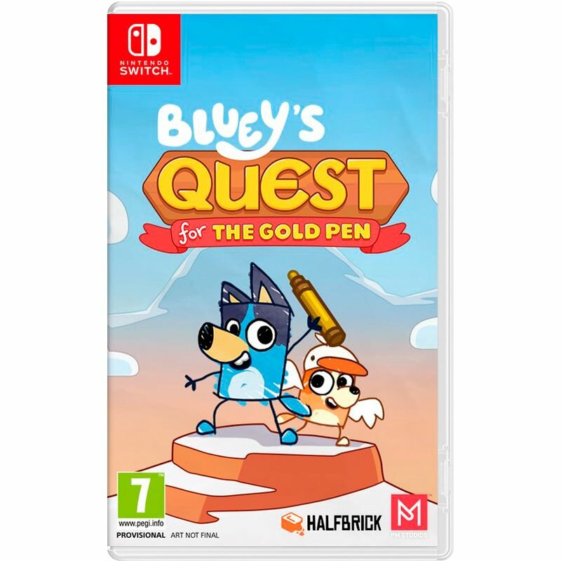Игра Bluey's Quest for the Gold Pen (русские субтитры) для Nintendo Switch
