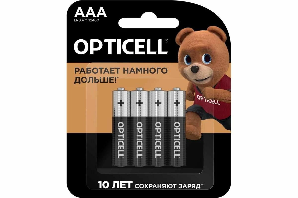 OPTICELL Батарейки AAA, 4 шт