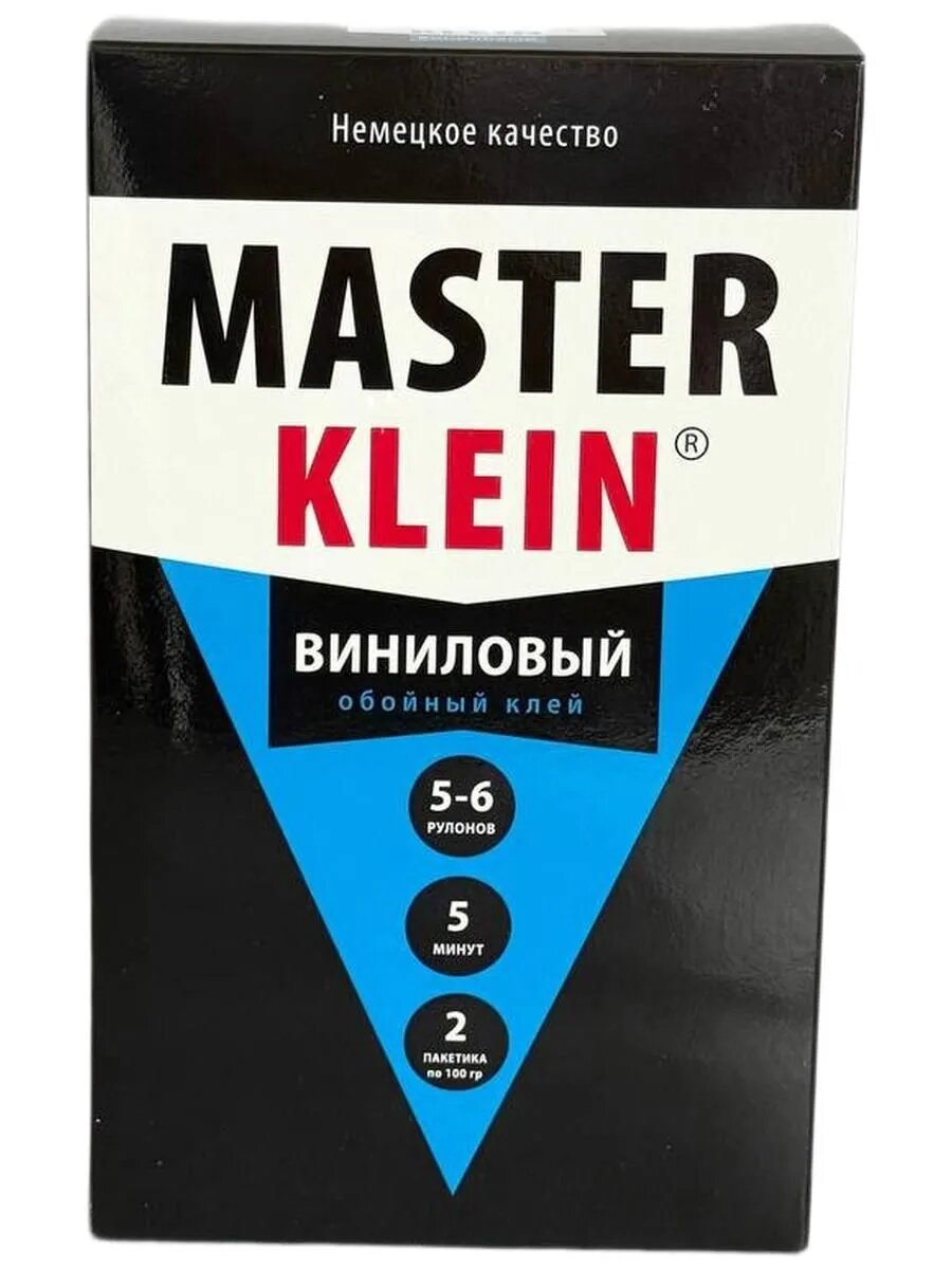 Обойный клей Master Klein, для виниловых обоев, экологичный, без запаха, 200 г