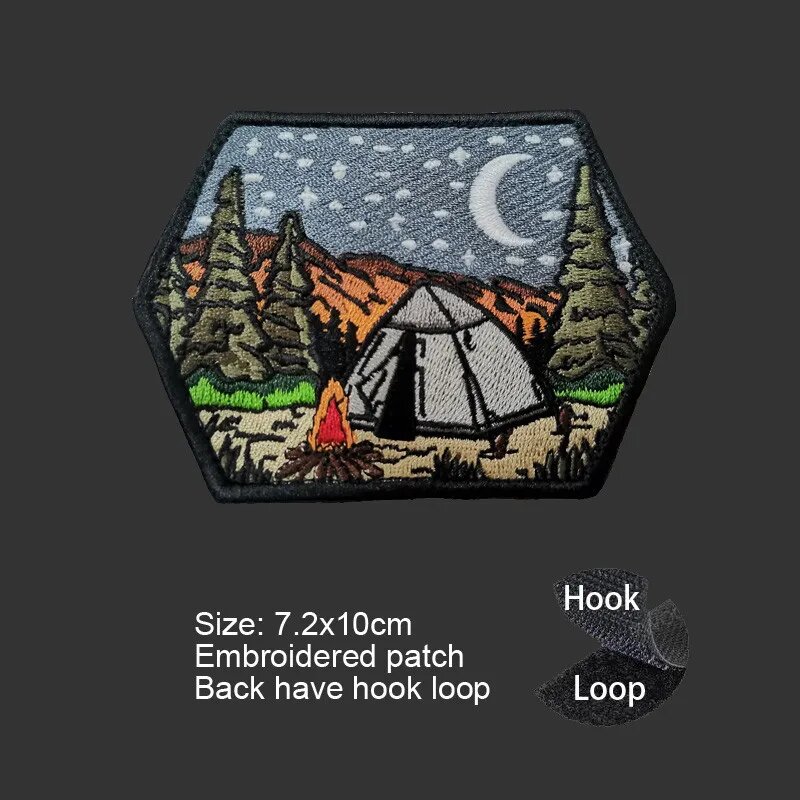 Нашивки с крючками и петлями Hook Patch 19