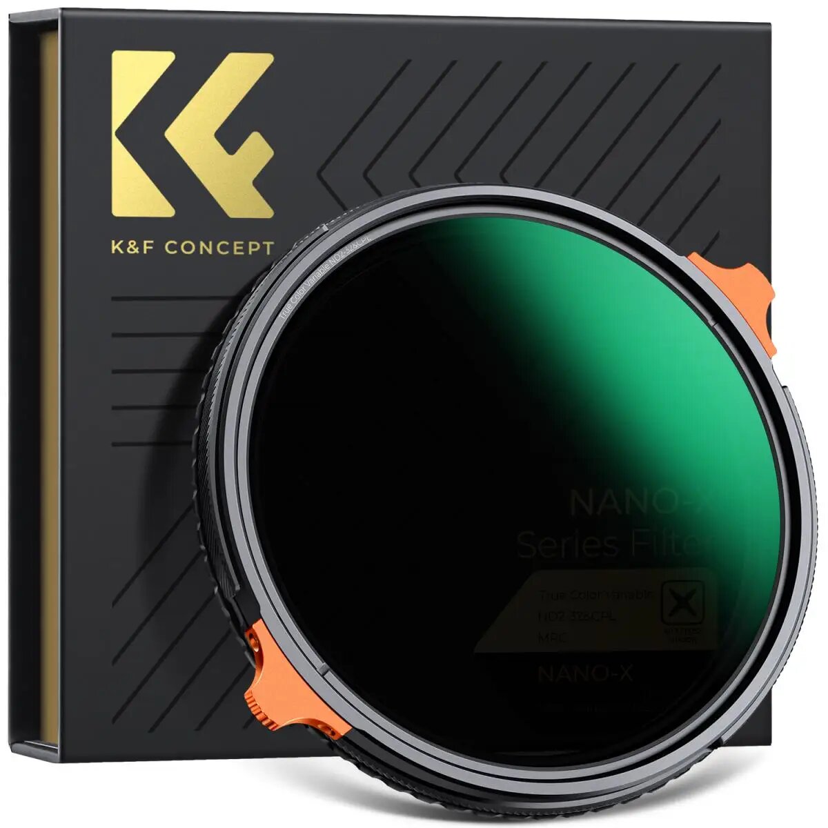 K&F CONCEPT набор фильтров ND2-ND32 CPL 2 в 1 82 мм