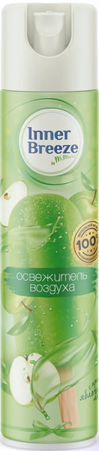 Освежитель воздуха Inner Breeze "Яблочный лед" 300 мл, аэрозоль с ароматом яблока