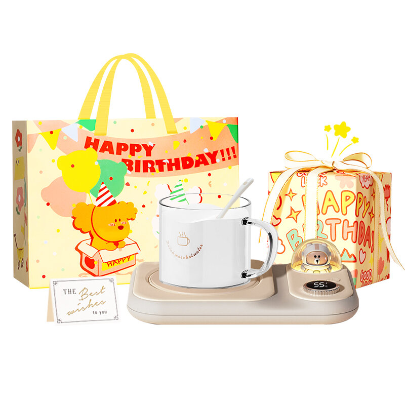 Электрические кружки CHIELYUAL, bp618 coffee+glass cup [happy birthday handmade box]