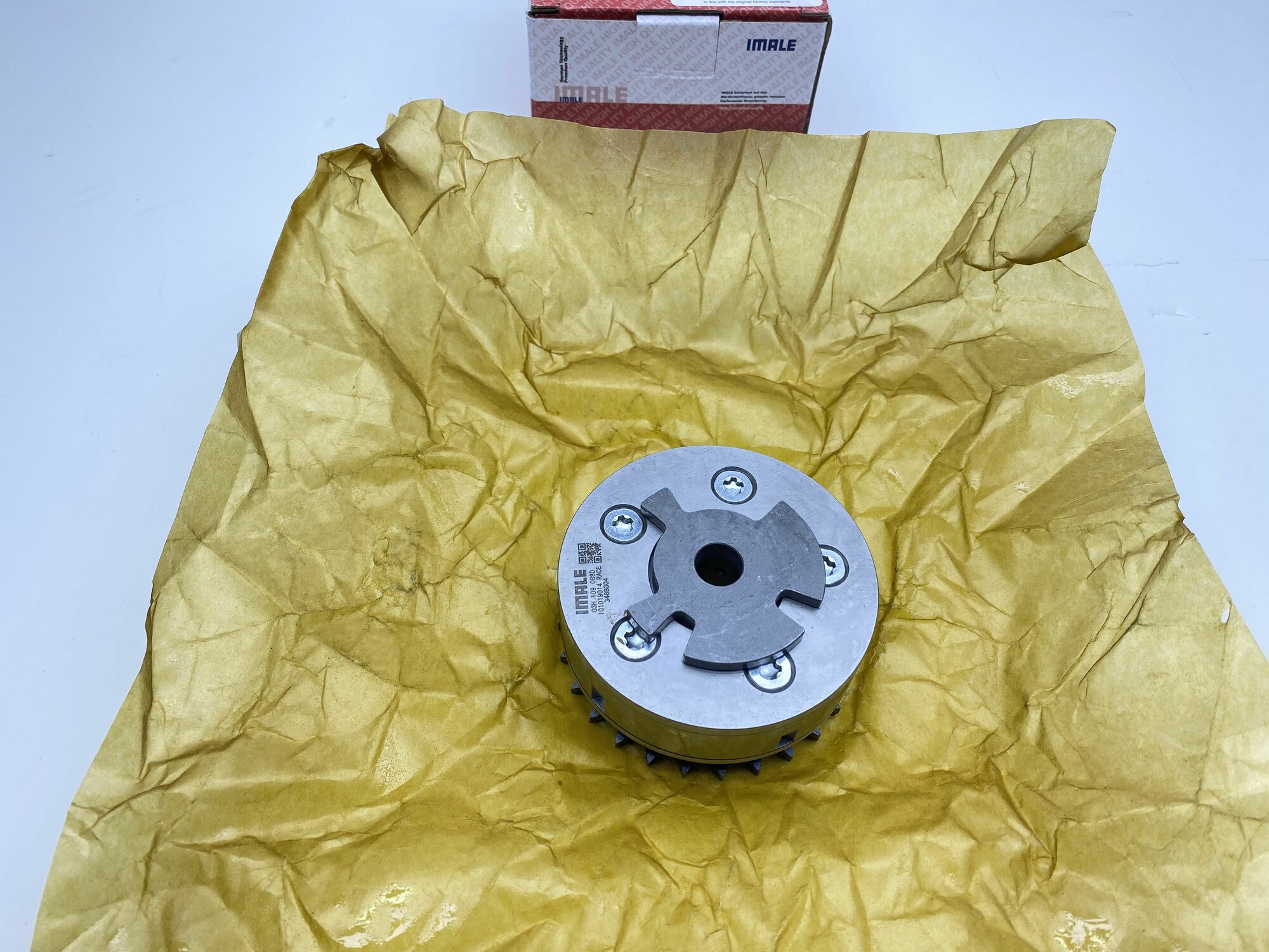 Новый фазорегулятор (выпуск) VW VАG 3.6 FSI CMT IMALE/IMLENG I01019014 03H109088A