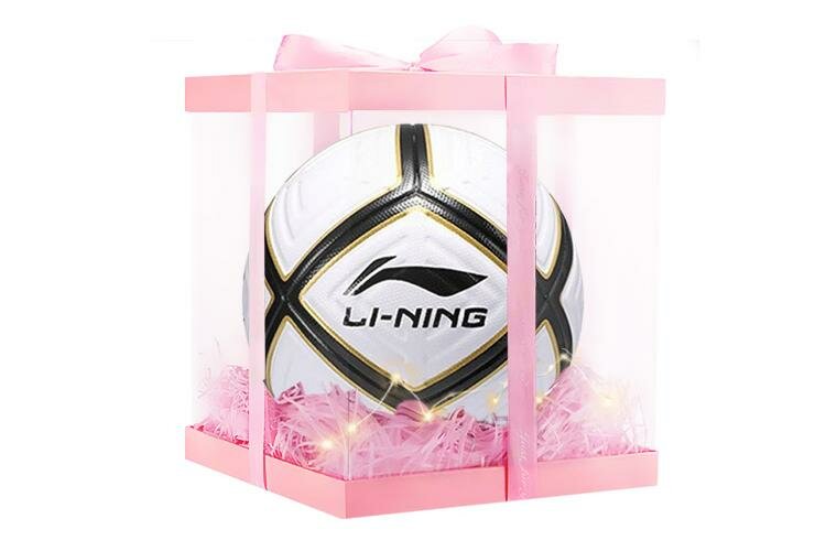 Футбольный мяч унисекс Li Ning, Размер 4 TPU, Черно-белый, S EU