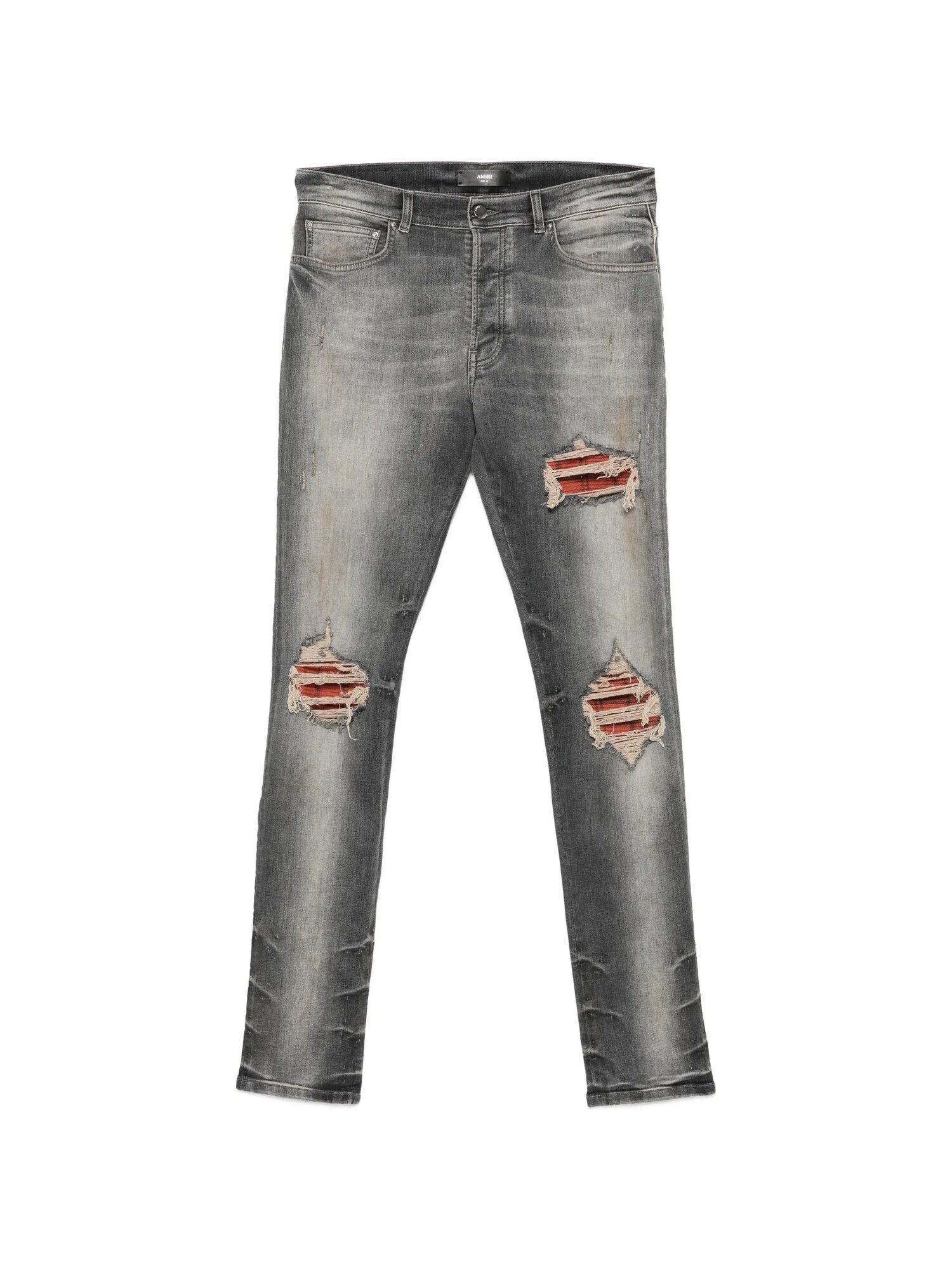 Джинсы Flannel-patch jeans 