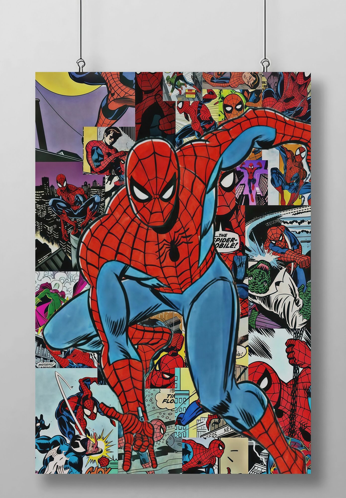 Постер / Плакат На Стену Интерьерный Марвел (Marvel)