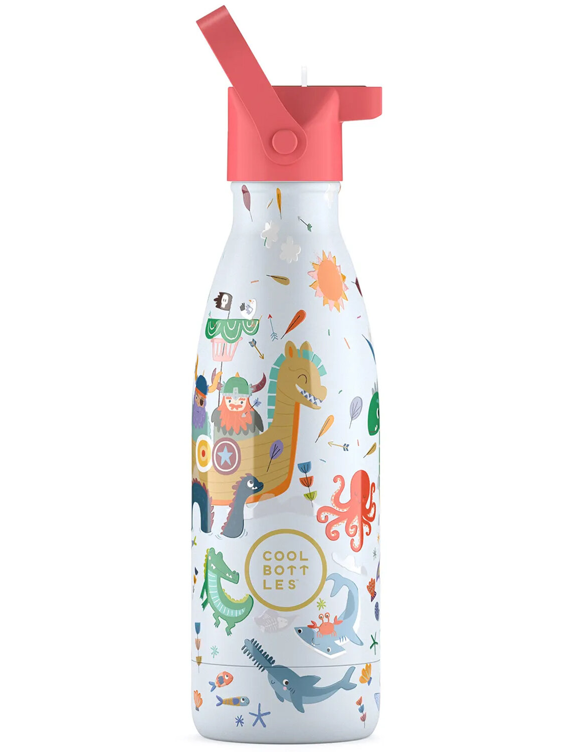 Термос–термобутылка Cool Bottles Kids серия Playland Brave Vikings 350мл CBBK35BV