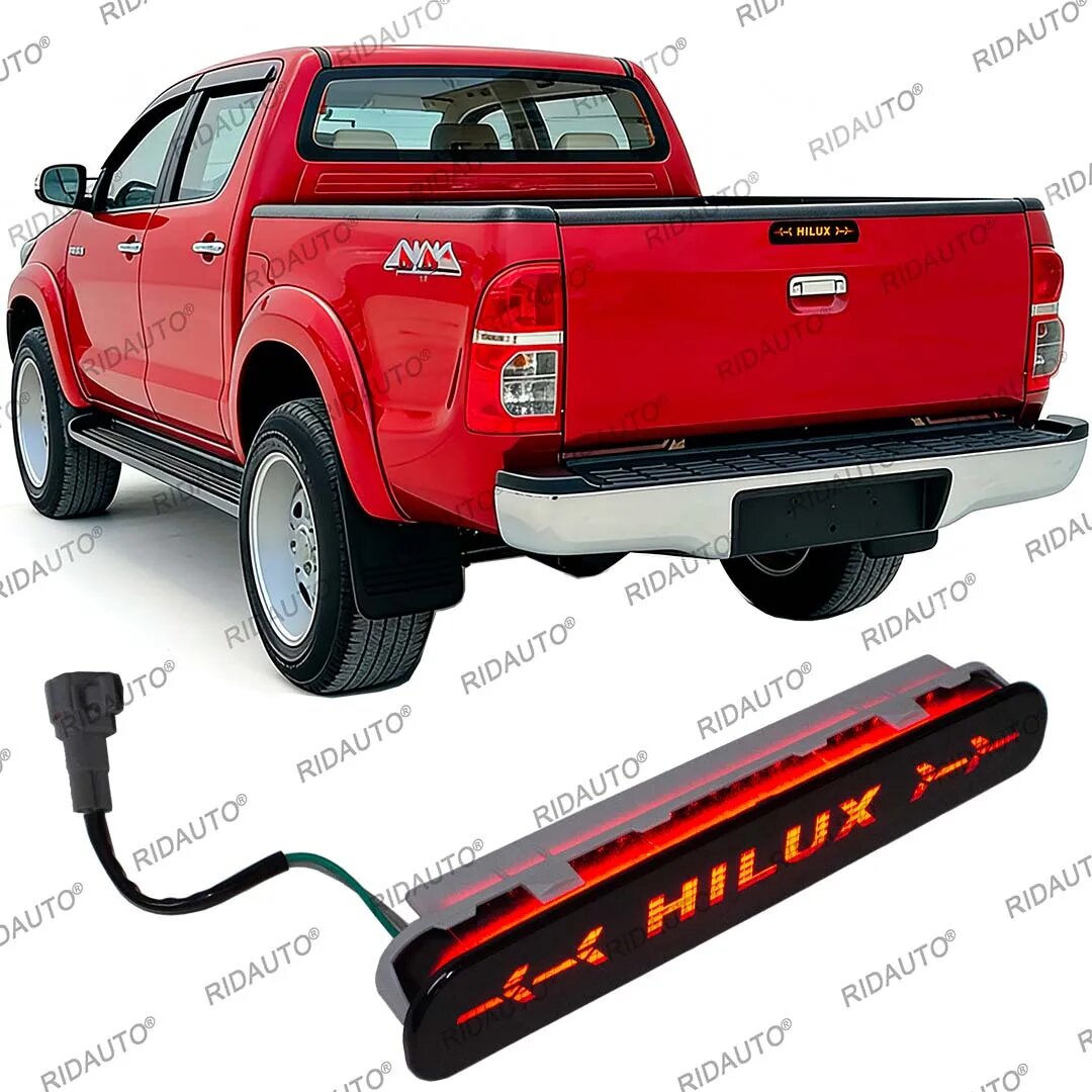 Задние фонари задней двери для Hilux Vigo 2008-2014, светодиодные третий стоп-сигналы задней двери, задние центральные стоп-сигналы высокого уровня