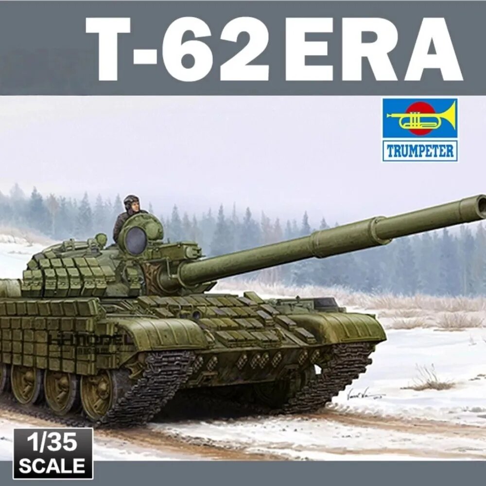 1/35 Советский Союз T-62 ERA Mod.1962 сборная модель танка Trumpeter 01555