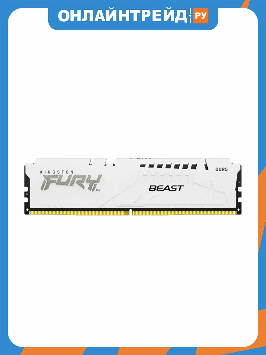 Оперативная память Kingston Fury Beast RGB 32GB DDR5-6400 DIMM (KF564C32BWE-32)