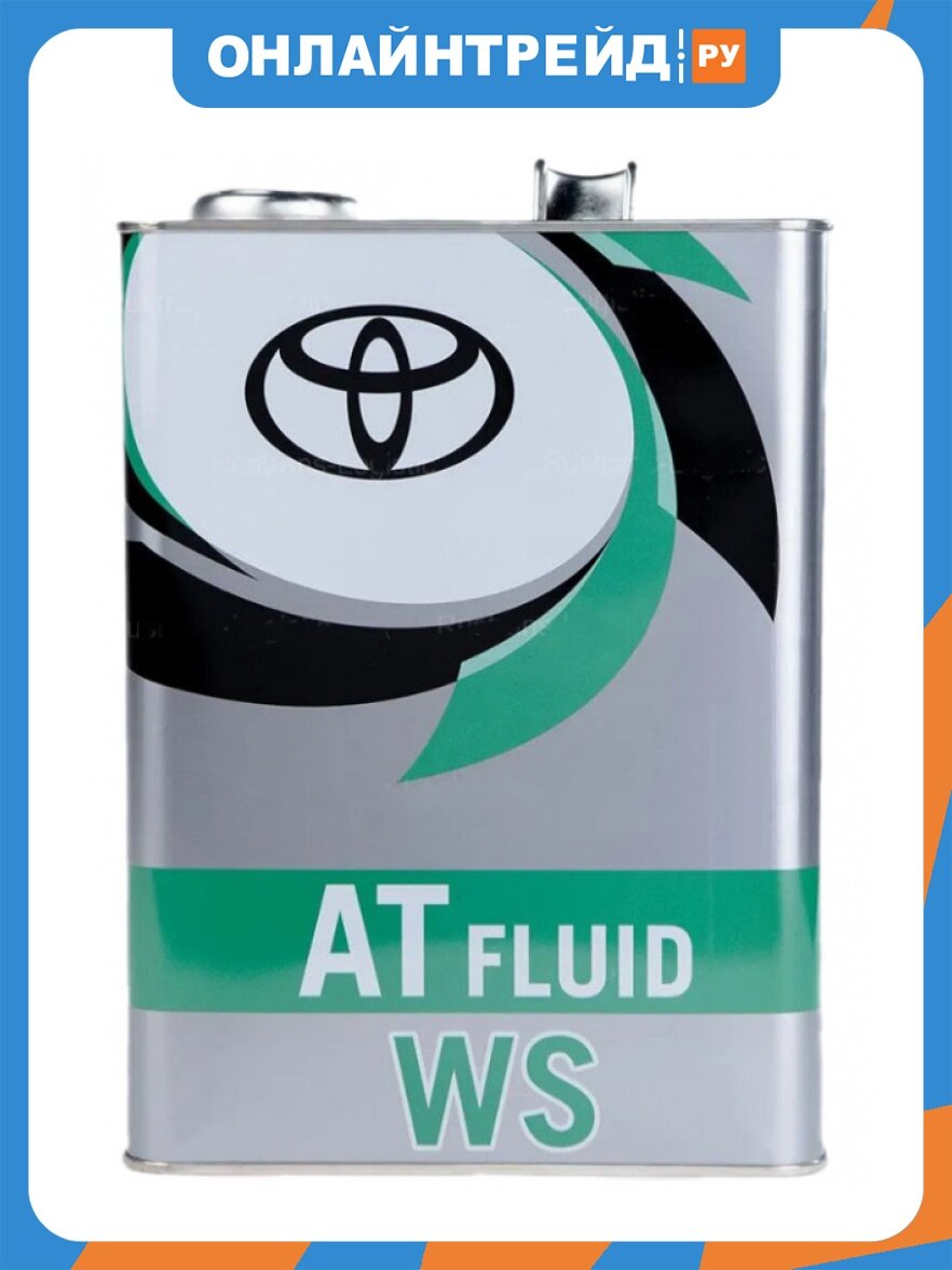 Трансмиссионное масло Toyota ATF WS синтетическое 4 л (Япония)