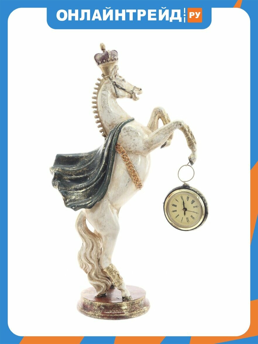 Фигурка декоративная Remeco Collection "Лошадь " с часами D5см, 22х11х39,5 см 825412