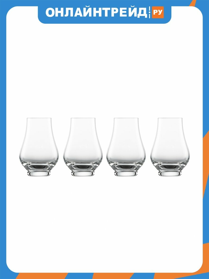 Набор стаканов Schott Zwiesel Whisky Nosing 4 шт, 320 мл, для виски, хрустальное стекло (130000)
