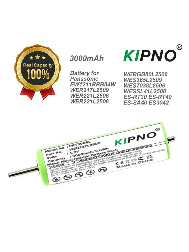 3000mAh Аккумулятор используется для Panasonic ES718 ES719 ES721 ES722 ES723 ES725 ES-742 ES-743 ES744 ESRL21 ESRT31 ES-RT33 ESRT51 ESRT53