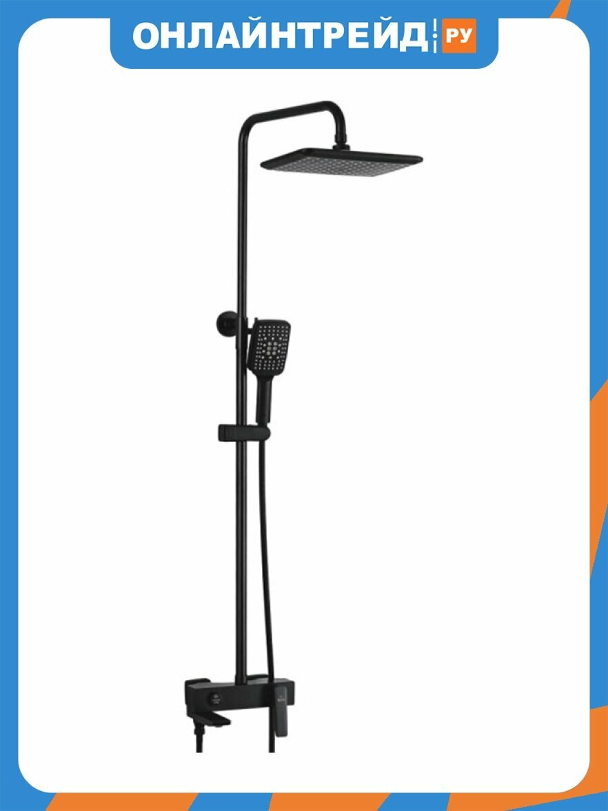 Душевая система Rose R2736H, черный