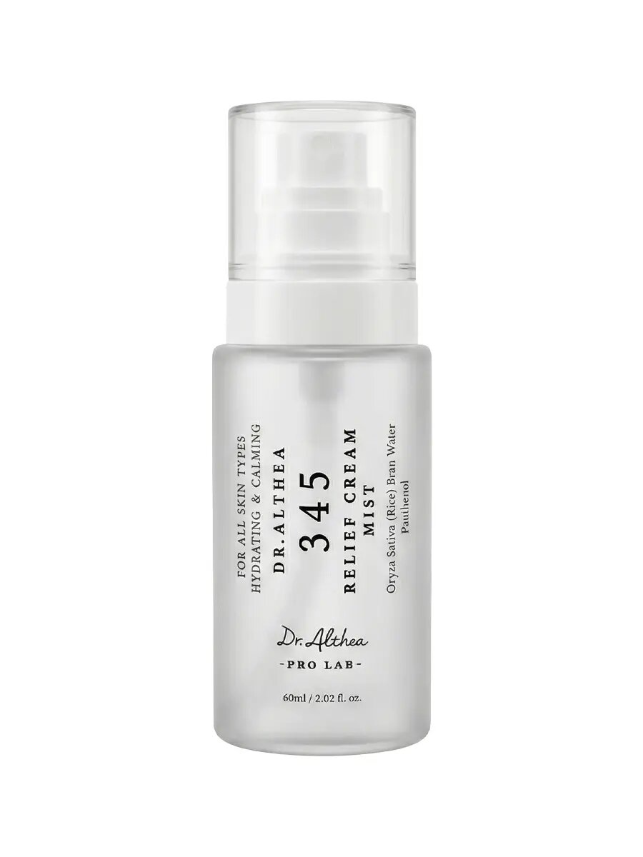 Dr. Althea Успокаивающий мист с гидролатом риса и пантенолом 345 Relief Cream Mist 60 мл