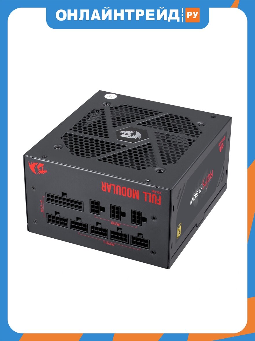 Блок питания для ПК Redragon RGPS-750W 750Вт, модульный, 80+ Gold