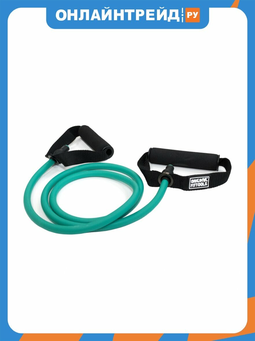 Эспандер трубчатый Original Fit.tools FitTools FT-RTE, зелёный, 6*11*1350 мм