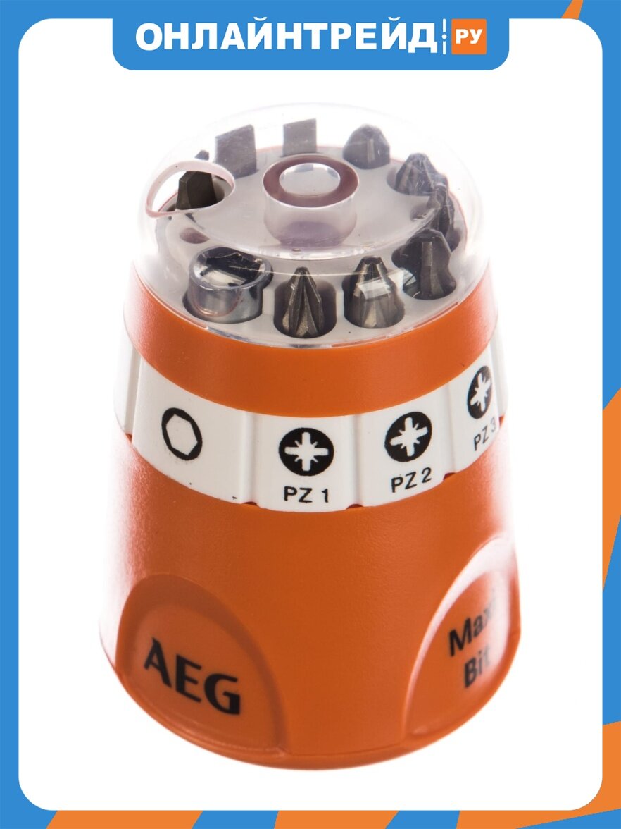 Набор Aeg Maxi-Bit (10 предметов, 25 мм, Sl/Ph/Pz) 4932399493