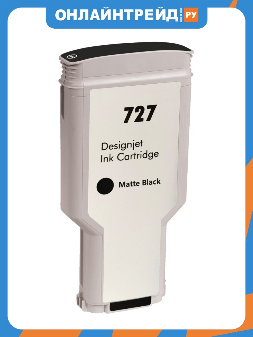 Струйный картридж NV Print 727 (NV-B3P22A) Matte Black для HP DesignJet T920/T930/T1500/T1530/T2500/T2530 (130 мл)