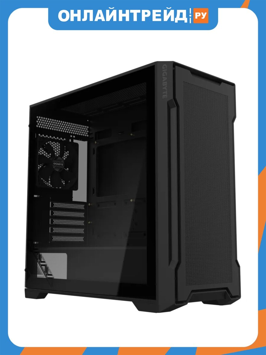 Корпус Gigabyte C102 GLASS, черный