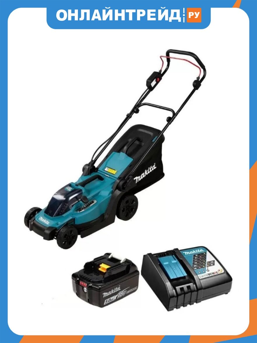 Газонокосилка аккумуляторная Makita DLM330RT