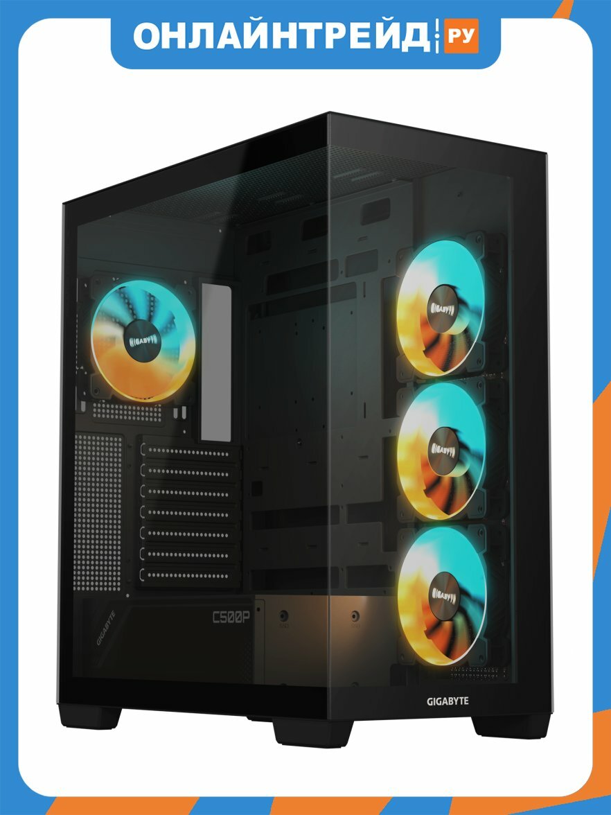Корпус Gigabyte C500P ST черный
